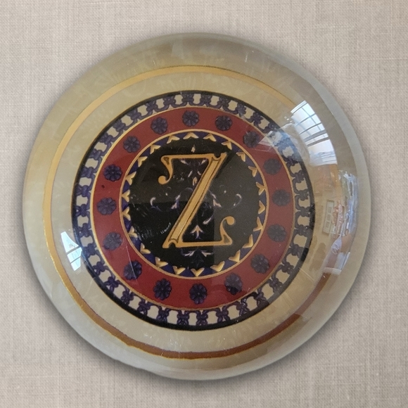 Punch Studio | Office | Vintage Punch Studio Z Monogrammed Crystal ...